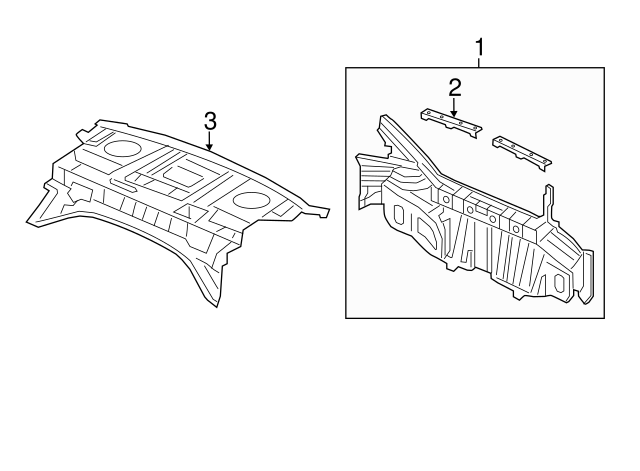 66119-TR3-A00ZZ - Support Rear Bumper Face - 2010-2015 Honda | Honda ...
