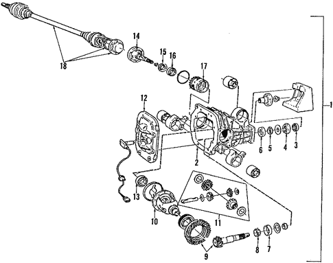 Differential for 1987 Volvo 740 | Volvo Parts Counter