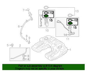 16-11-7-194-201 - Repair kit for flange cover 2007-2013 BMW ...