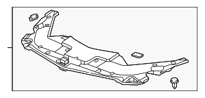 23470766 GM Front Compartment Front Sight Shield | GM Parts Store