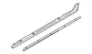 8K9-853-859-A-1RR - Rocker Molding 2013-2016 Audi allroad | Audi OEM Parts
