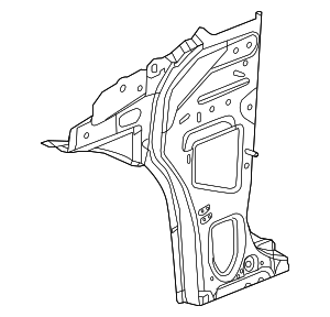 2016-2023 Chevrolet Malibu Passenger Side Body Hinge Pillar Inner Panel ...