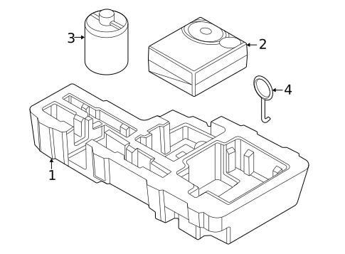 Jack & Components for 2023 Kia Sorento | Genuine Kia Parts