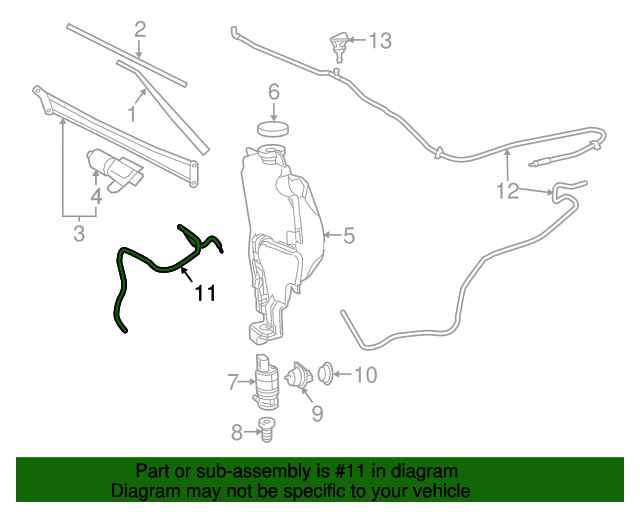 2013-2018 Ram Hose 68213433aa | TascaParts.com