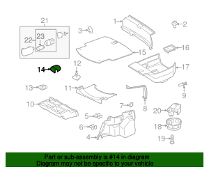 169-868-11-39-64-9051 - Cover Mercedes-Benz USA Parts