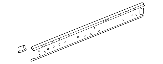 2019-2024 GM Driver Side Rocker Outer Panel Reinforcement 84387969 GM ...