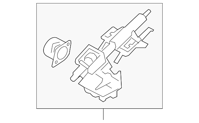 CL8Z3C529D - 2008-2012 Ford Escape Mariner Steering Column Assembly ...