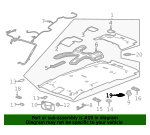 2021-2022 Cadillac Escalade ESV Seat Belt Bezel 84924010 ...