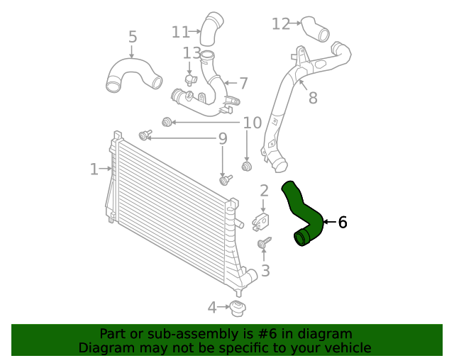 Pipe 5Q0-145-832-E | OEM Parts Online