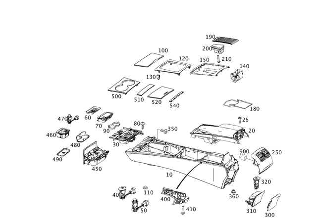 2012-2017 Mercedes-Benz Cover 207-680-13-07 | MB OEM Parts