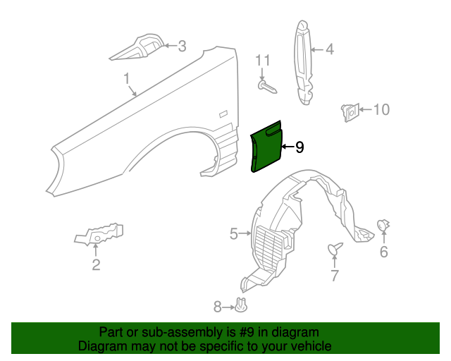 2007-2009 Kia Amanti Molding - Passenger Side (RH) 87756-3F500 ...