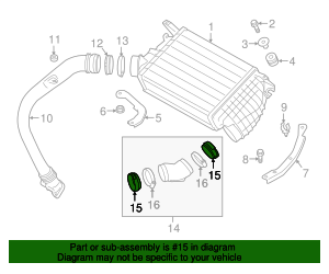 2014-2018 Subaru Forester Outlet Duct Insulator 16177AA070 | OEM Parts ...