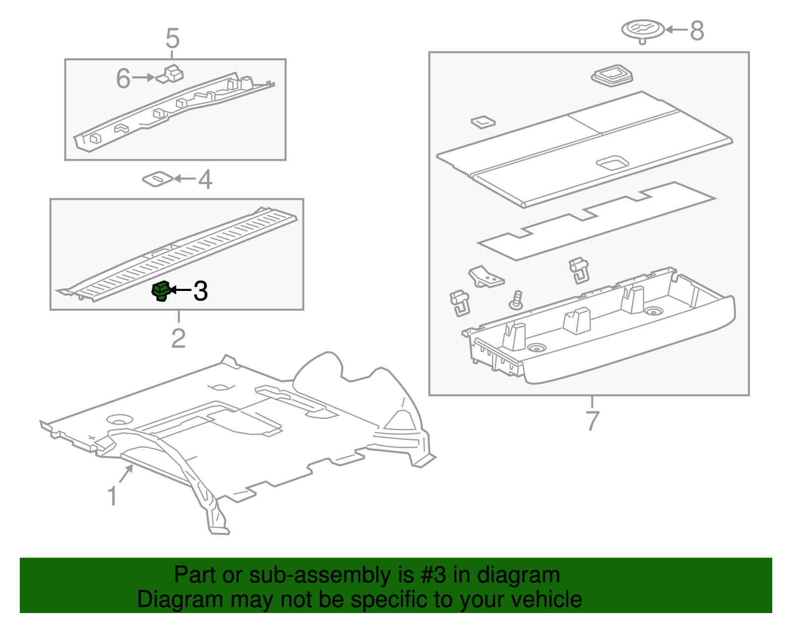 2011-2024 GM Multi-Purpose Clip 11611367 GM | GMPartsDirect.com