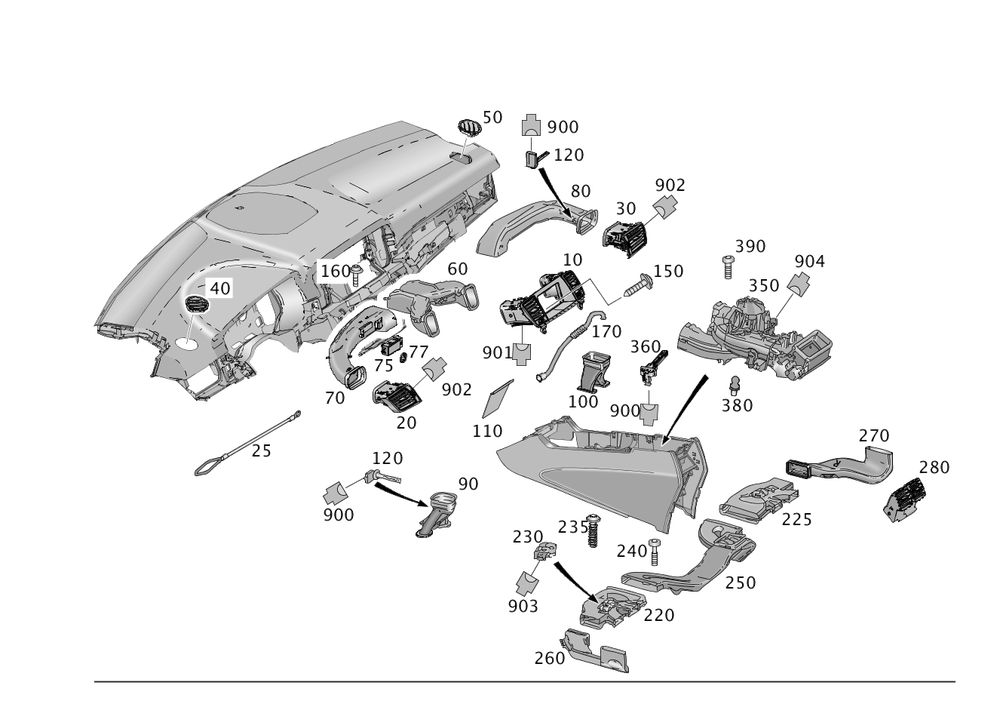 2002-2025 Mercedes-Benz Radial Blower 166-830-00-08 | Mercedes-Benz Parts