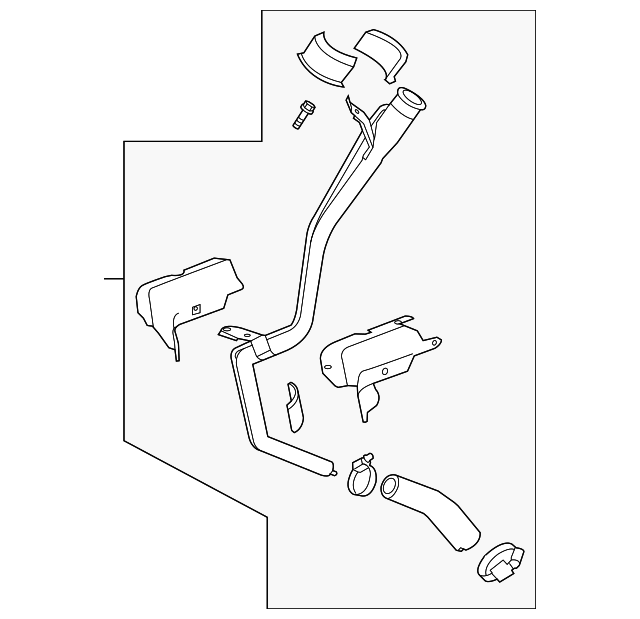 2012-2020 GM Fuel Tank Filler Pipe 22944783 GM | GMPartsDirect.com