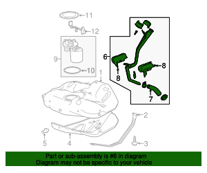 2012-2020 GM Fuel Tank Filler Pipe 22944783 GM | GMPartsDirect.com