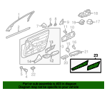 2012-2014 Jaguar Trim Molding C2Z14669 | Jaguar Annapolis Parts