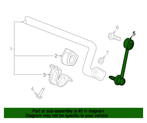 Rear Stabilizer Shaft Link 87848812 | TascaParts.com
