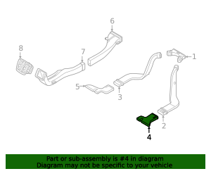 31407939 - Rear Duct - 2019 2020 Volvo XC40 | Volvo OEM Parts Direct