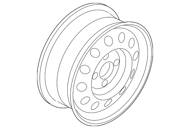 52910-2F051 - Wheel, Steel 2004-2006 Kia | Kia.Parts Store