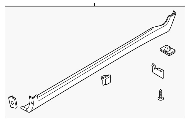 2011-2013 Kia Sportage Rocker Molding 87752-3W000 | OEM Parts Online