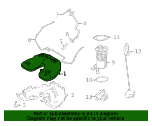 2017-2024 Land Rover Fuel Tank LR136780 | Express Land Rover Parts