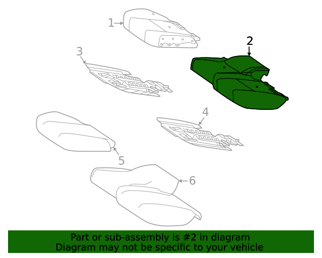 167-920-89-12 - Seat Cushion Foam 2020 Mercedes-Benz | Mercedes-Benz ...