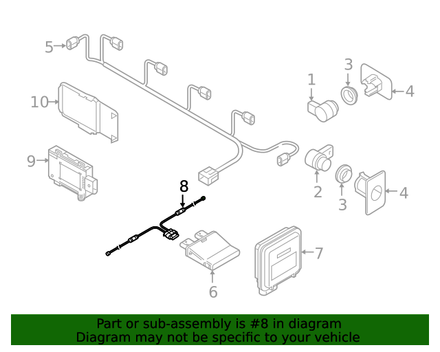 4M8-962-239 - Lock Sensor 2019-2023 Audi | Audi OEM Parts