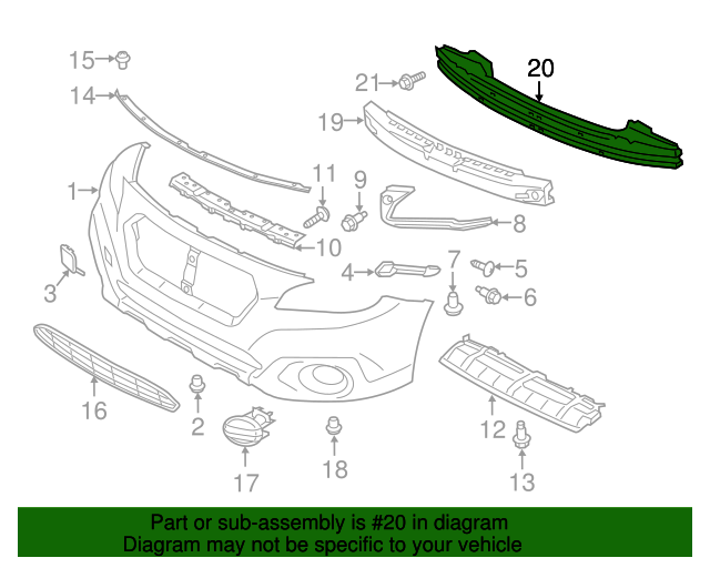 2018-2019 Subaru Outback OEM NEW 2018-2019 Subaru Legacy Outback Impact ...