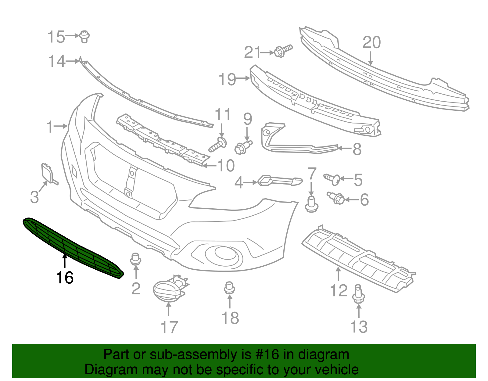 2018-2019 Subaru Outback Intake Cover 57731AL49A | Subaru Parts Store