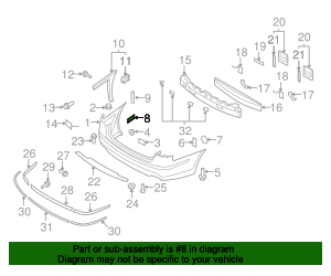 2009-2011 Hyundai Genesis Outer Support 86657-3M000 | OEM Parts Online