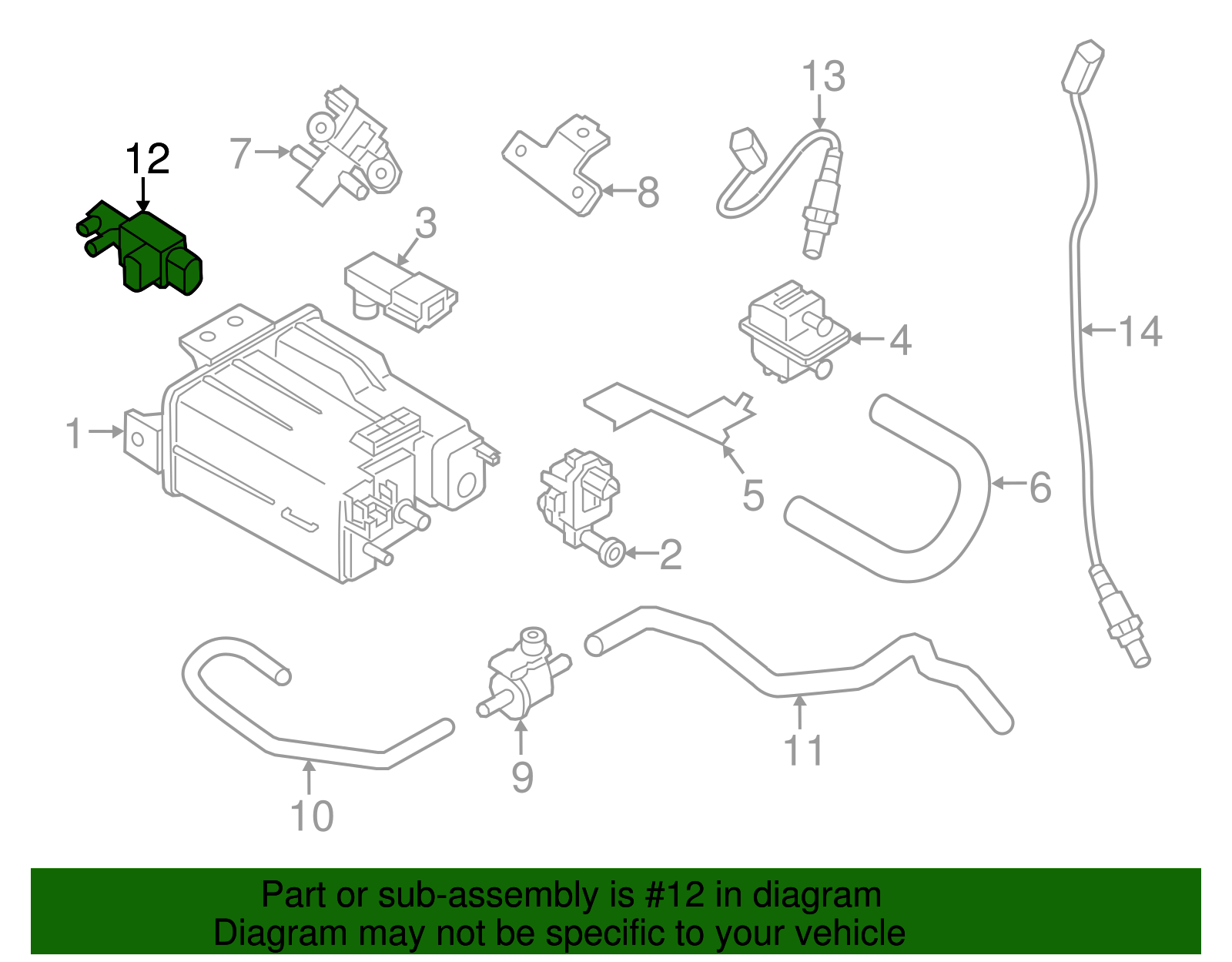2001-2024 Nissan Solenoid Valve Assembly (l32 D40 F80 Wf80 R51 R53 N50 ...