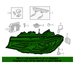 63118496160 - 2019-2022 BMW Composite Headlamp (63-11-8-496-160) | BMW ...