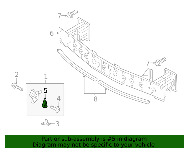 2019-2021 Mazda 3 Mount Bracket Retainer BDTT-50-0U1A | RealMazdaParts.com
