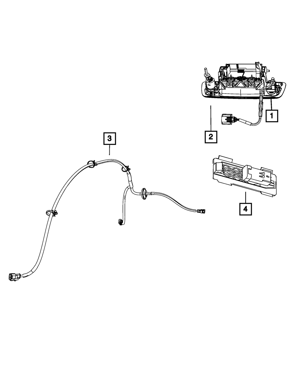 2016-2024 Ram Rear View Camera 68644913AA | Mopar eStore