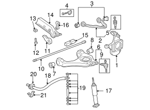 20832022 - Front Lower Suspension Control Arm 1999-2013 GM ...