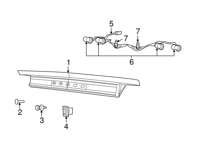 2011-2015 Dodge Challenger Tail Lamp Assembly 68059854AD | TascaParts.com