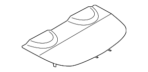 2008-2015 Audi Luggage Cover 8J8-867-769-B-N70 | Genuine Audi Parts