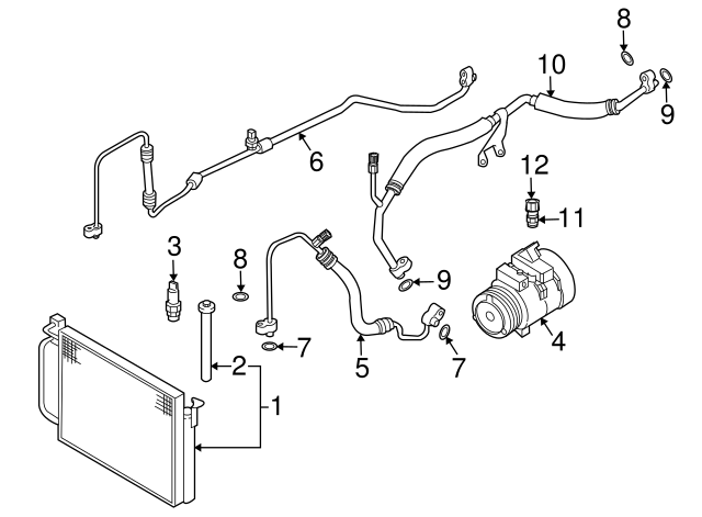 64-50-9-175-481 - A/C Compressor 2002-2009 BMW | AutoNationParts.com