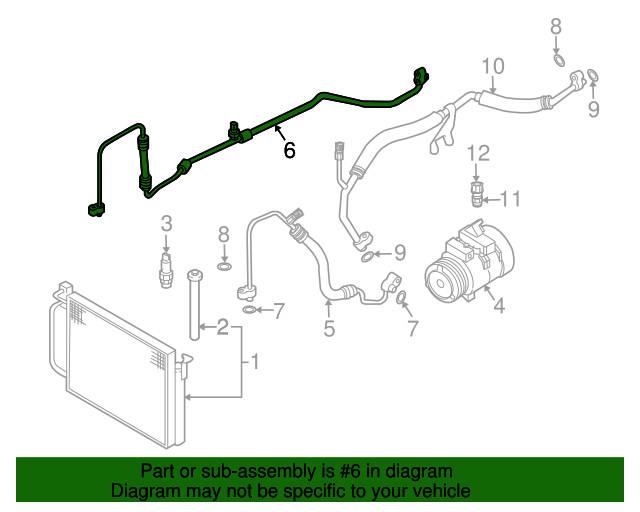Genuine BMW 64-53-6-987-111 | Pressure Hose | FREE Shipping on Most ...
