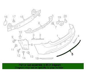 51127314357 - 2014-2021 BMW Molding (51-12-7-314-357) | BMW of South ...