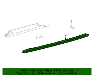 2021-2024 Toyota Venza High Mount Lamp 81570-48110 | Toyota Parts Center