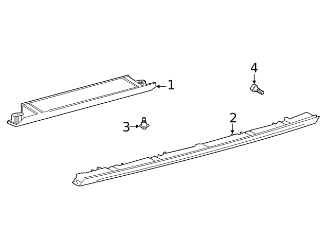 2021-2023 Toyota Venza High Mount Lamp 81570-48110 | Toyota Parts Center
