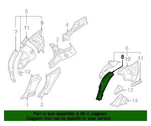Genuine BMW 41-14-8-398-631 | Front Section | FREE Shipping on Most ...