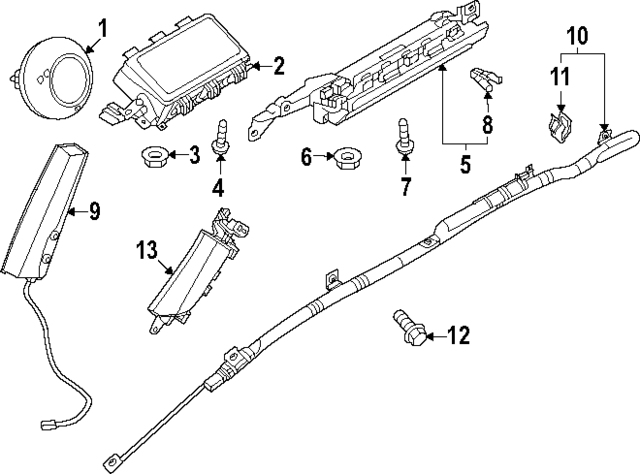 2020-2023 Mazda CX-30 Rear Seat Air Bag DLLM-57-KL0 | TascaParts.com