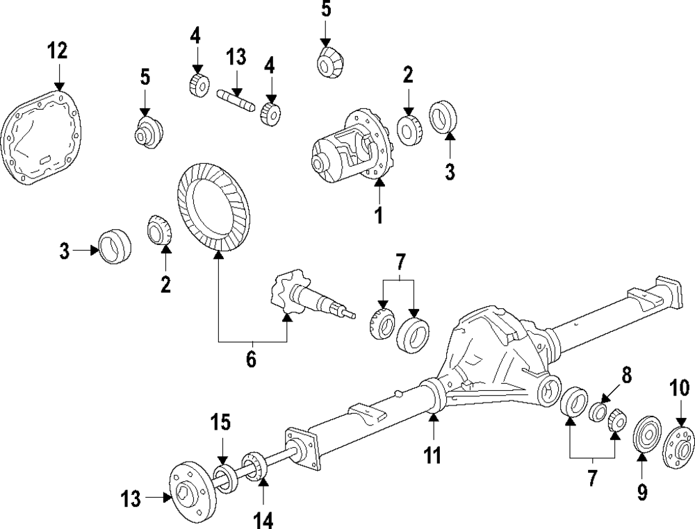 2012-2024 Ford Differential Pinion Bearing BL1Z-4630-A | Miracle Ford Parts