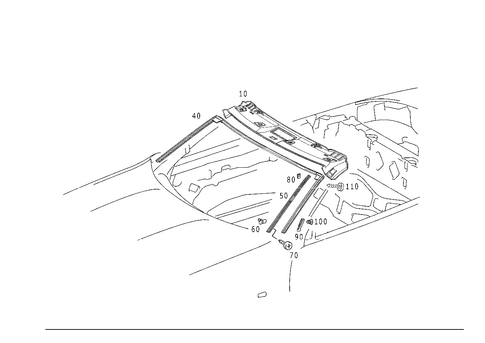 Headliner for 1999 Mercedes-Benz SLK230 | Mercedes-Benz USA Parts