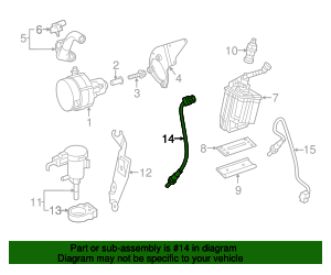 2011-2020 Mercedes-Benz Oxygen Sensor 008-542-44-18 | MB OEM Parts