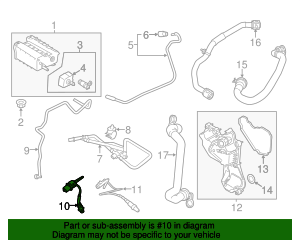 2014-2019 Ford Fiesta Oxygen Sensor C1BZ-9F472-B | OEM Parts Online
