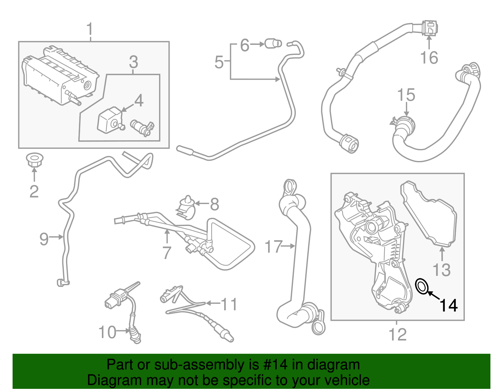 Genuine OEM Ford Part - Separator O-Ring BM5Z-8527-A | Genuine OEM Ford ...